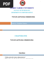Unit 1 Introduction To Network Administration: Structure Page Nos | PDF ...