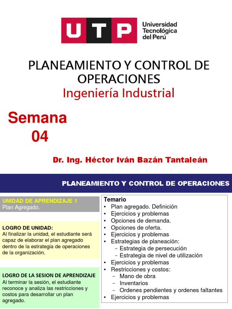S04.s2 - Material - Ejercicios Propuestos de Planeamiento Agregado | PDF | Inventario ...
