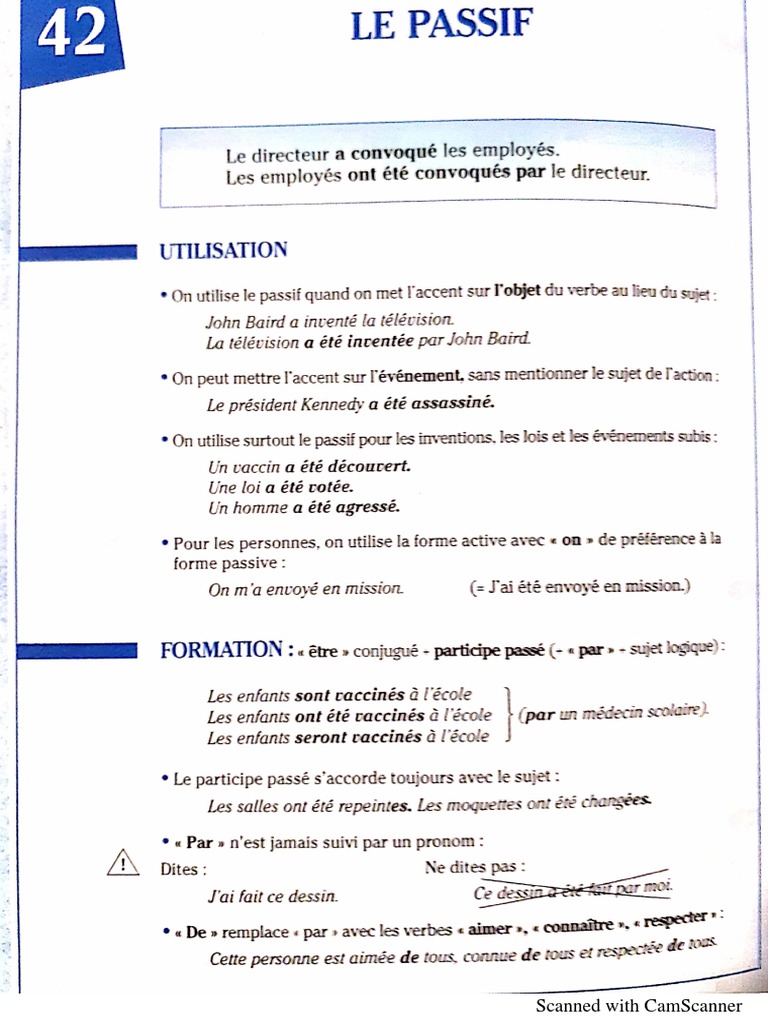 Le Passif | PDF
