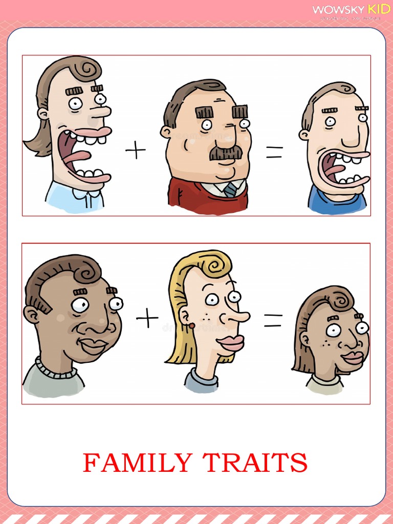 Family Traits: Monday Tuesday Wednesday | PDF