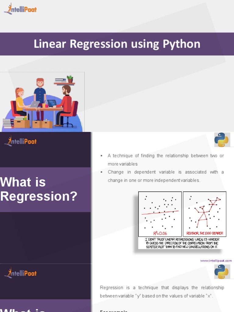 Python-Linear Regression | Download Free PDF | Linear Regression | Errors And Residuals