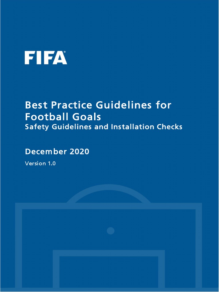 Best Practice Guidelines For Football Goals | PDF | Safety