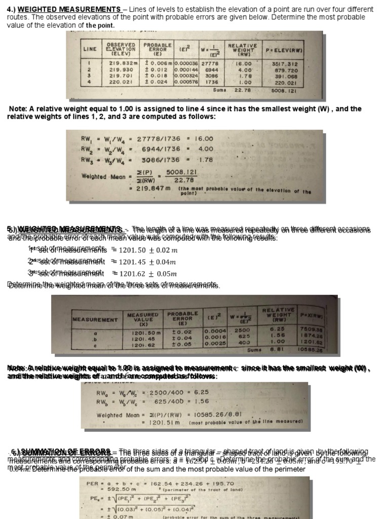 3.probable Error #4-7 | PDF
