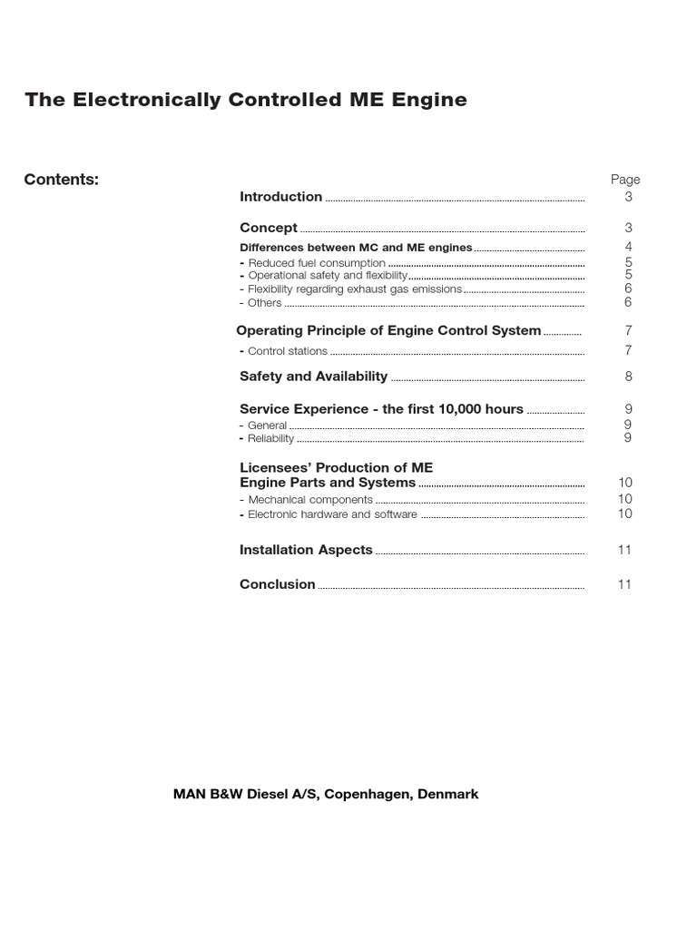 Understanding ME Engine Control Systems | PDF | Engines | Diesel Engine
