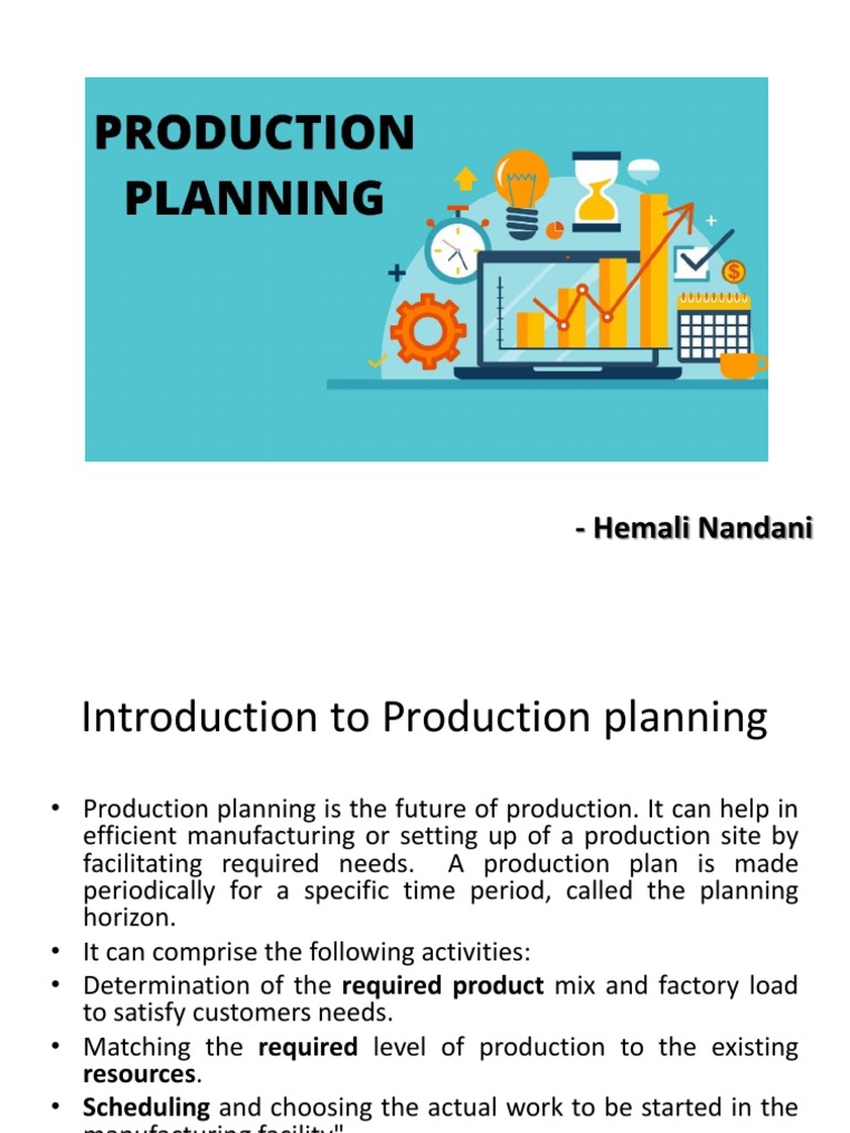 2 Production Planning | PDF | Inventory | Business Process Management
