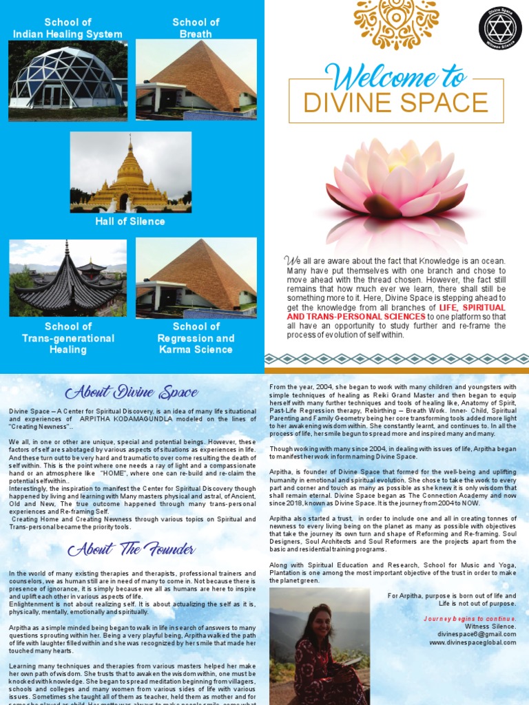 Welcome To: Divine Space | PDF | Soul | Spirituality