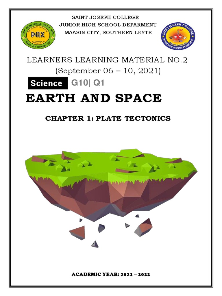 Earth and Space: Science | PDF | Plate Tectonics | Structure Of The Earth