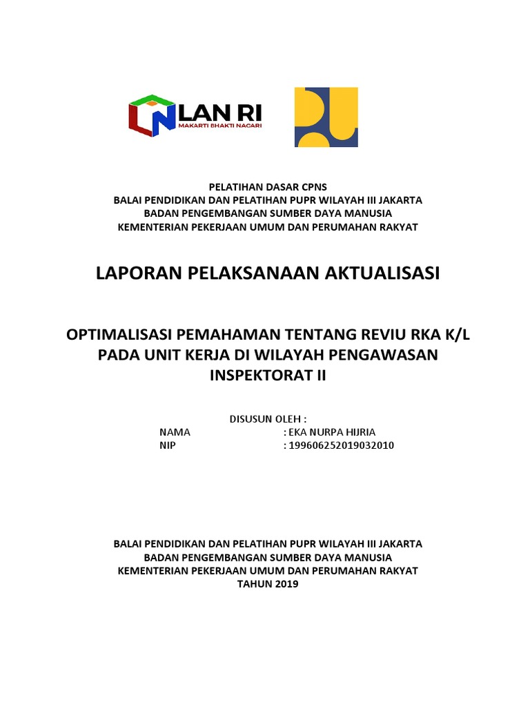 Optimalisasi Reviu RKA K/L PUPR | PDF | Bisnis | Pengelolaan Keuangan ...