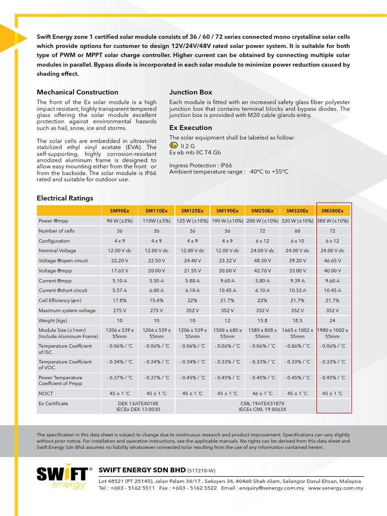 Swift PV Module | PDF | Solar Panel | Photovoltaic System