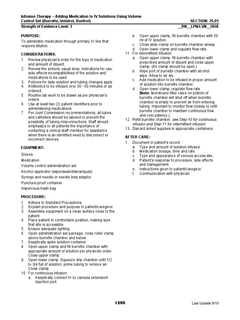 Infusion Therapy | PDF | Intravenous Therapy | Health Care