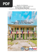 Basic Education Learning Recovery and Continuity Plan: A. Gains of BE ...