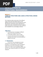 Structural Theory 1 Course Overview | PDF | Bending | Truss