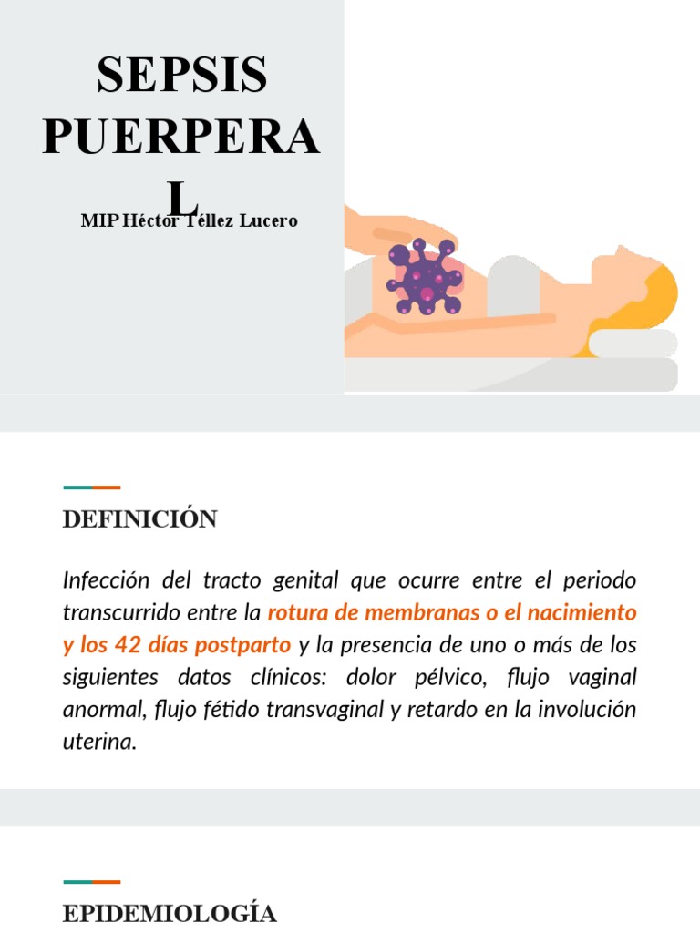 Sepsis Puerperal | PDF | Septicemia | Parto