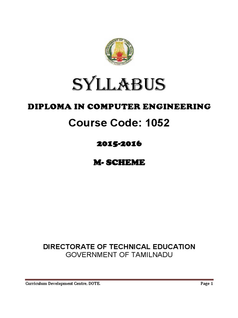 CSE Diploma Syllabus | PDF | Diode | Rectifier