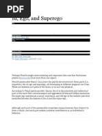 Freud's Id, Ego, and Superego Explained | PDF | Id | Psychology