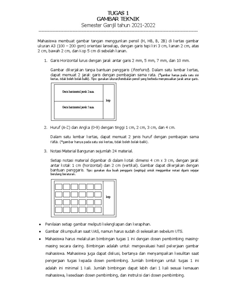TOR Tugas Besar 1 Gamtek 2021 | PDF