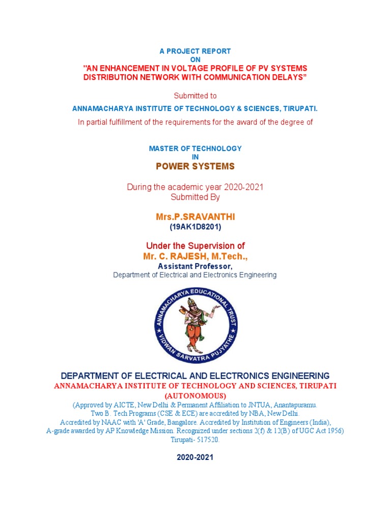 Title Pages | PDF | Thesis | Electrical Engineering