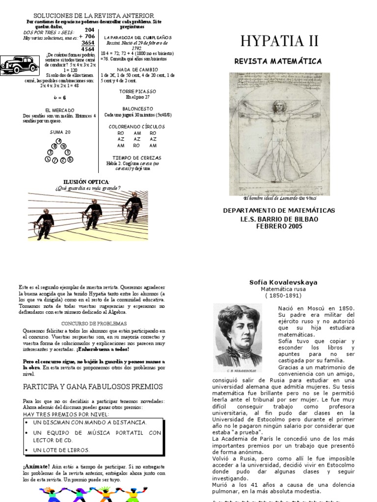 REVISTA Algebra | PDF | Ecuaciones | Ecuación cuadrática