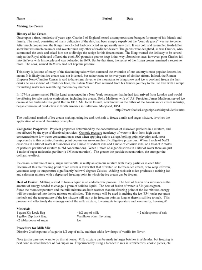 An Instructional Document on the History and Process of Making Homemade ...