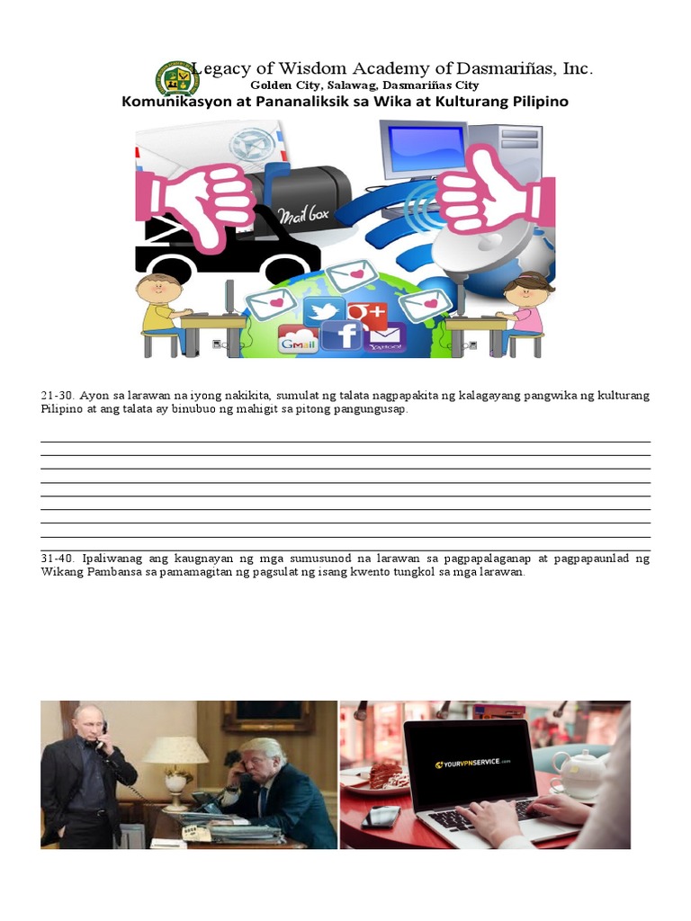 GRADE 11 - Pagsulat NG Talata-2nd Monthly Exam | PDF