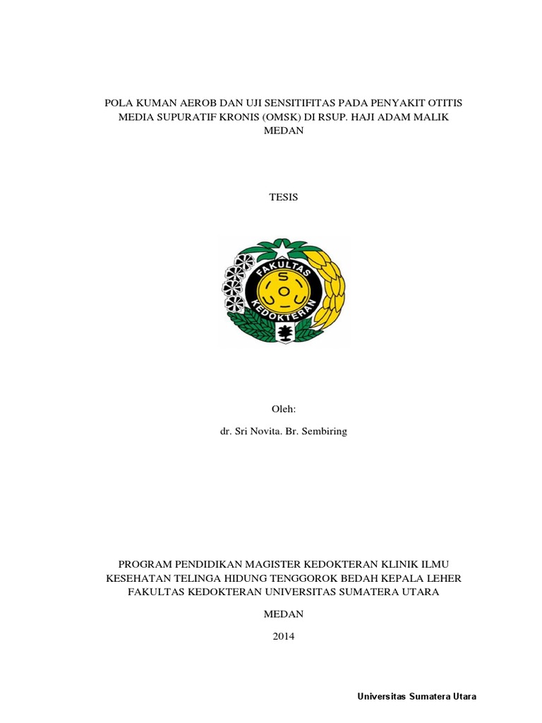 Pola Kuman dan Sensitivitas OMSK Medan | PDF
