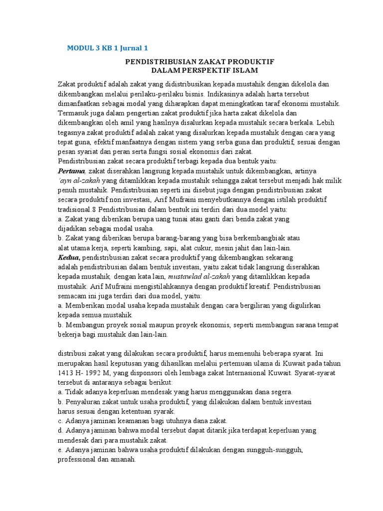 Modul 3 KB 1 Jurnal 1 | PDF