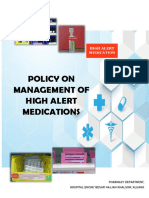 2024 ISMP Updated List of High-Alert Medications | PDF | Medical ...