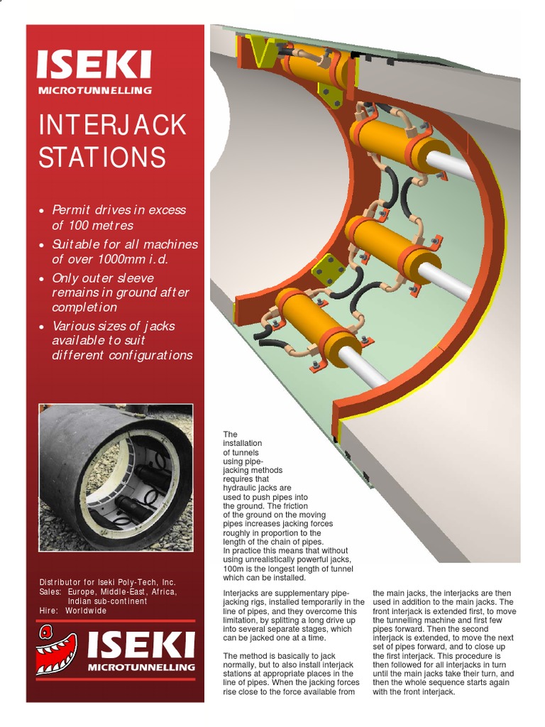 Interjack | PDF | Pipe (Fluid Conveyance) | Tunnel