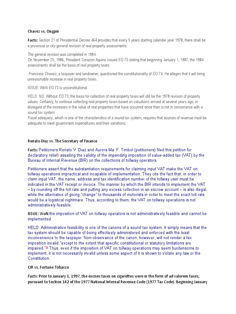 Taxation I 21 | PDF | Taxes | Taxpayer