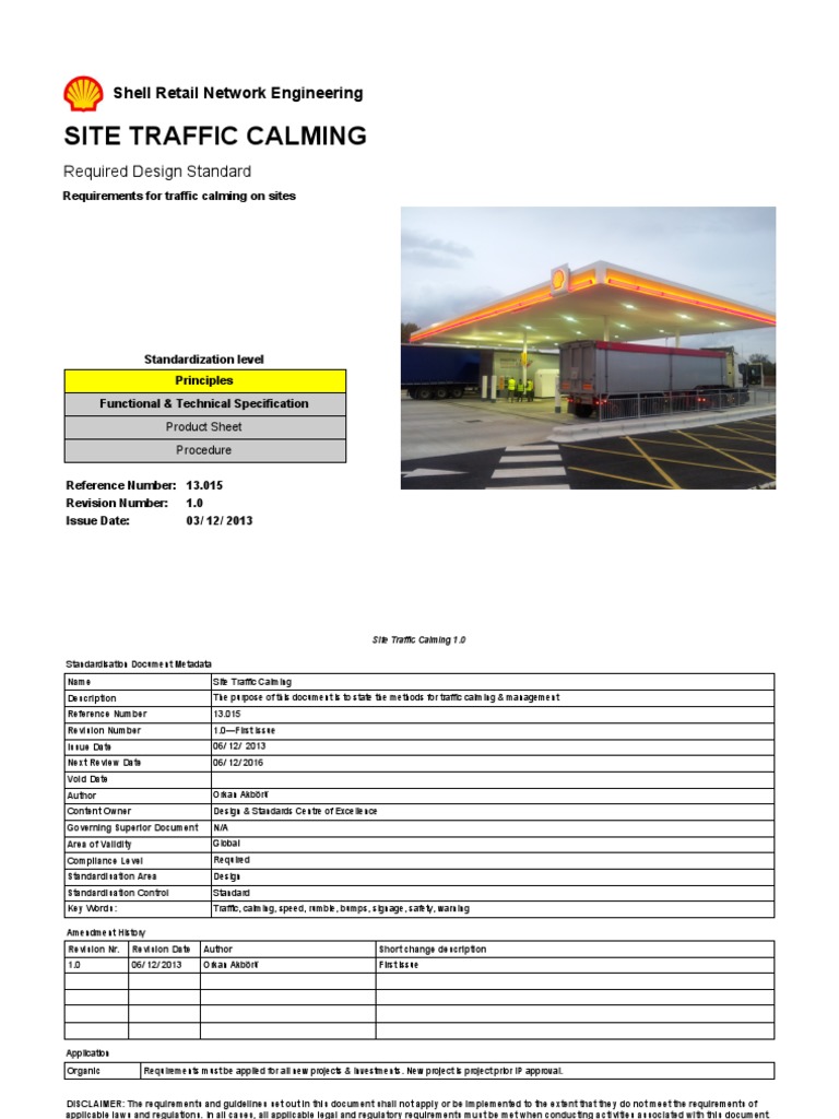 Site Traffic Calming Guidelines | PDF | Traffic | Pedestrian Crossing