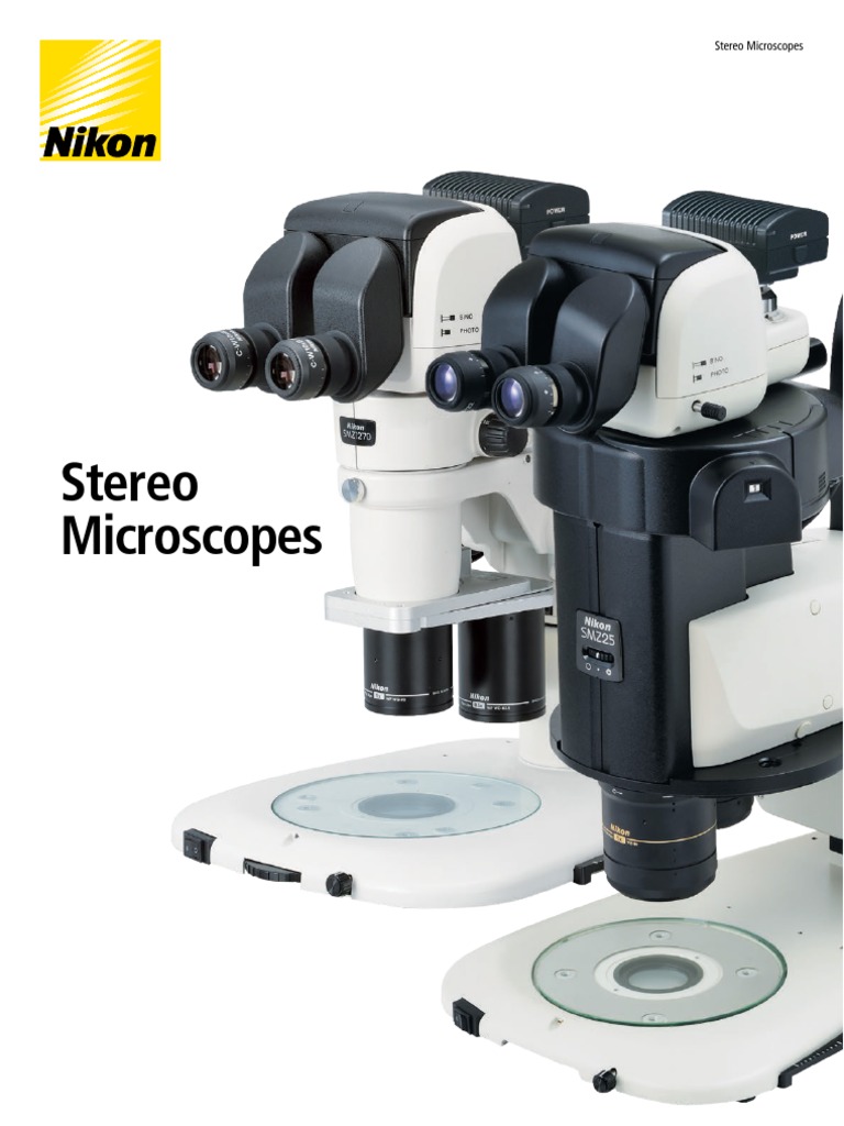 Stereo Microscopes en | PDF | Zoom Lens | Microscope