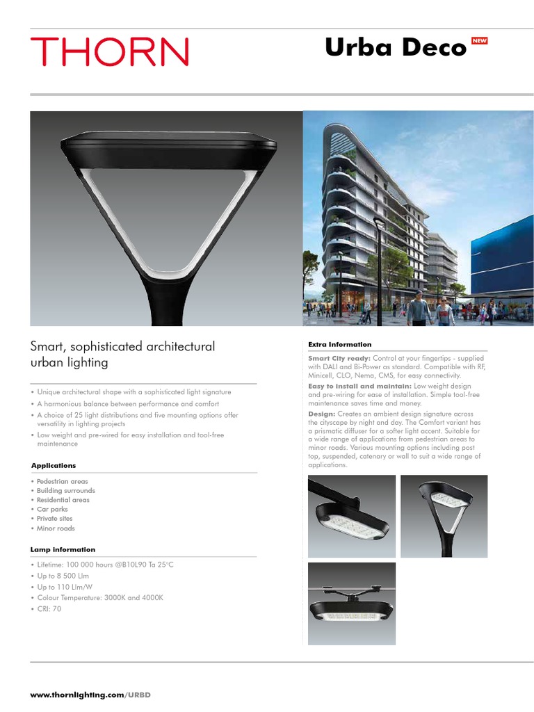 Urba Deco: Smart, Sophisticated Architectural Urban Lighting | PDF ...