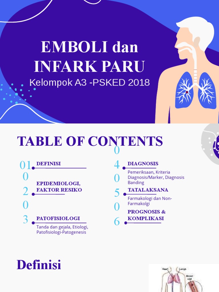 Emboli - Infark Paru - A3 | PDF