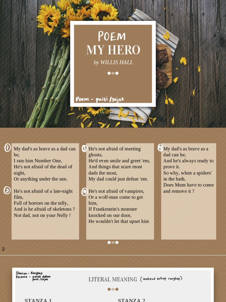 Poem My Hero by Willis Halls | PDF | Horror Films