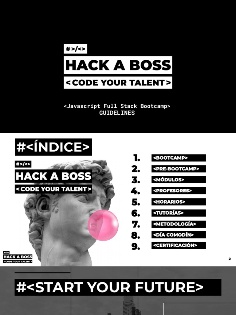 Hack A Boss Guía Académica | Descargar gratis PDF | Script Java | HTML