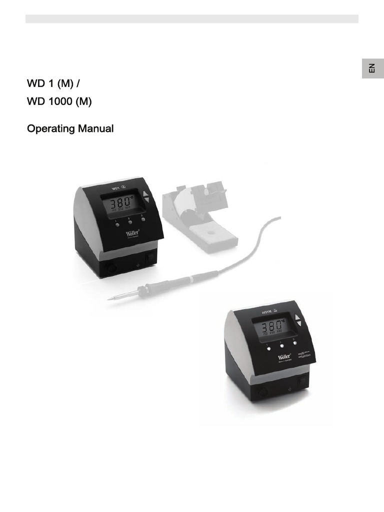 WD 1 (M) / WD 1000 (M) Operating Manual | PDF | Electrical Connector ...