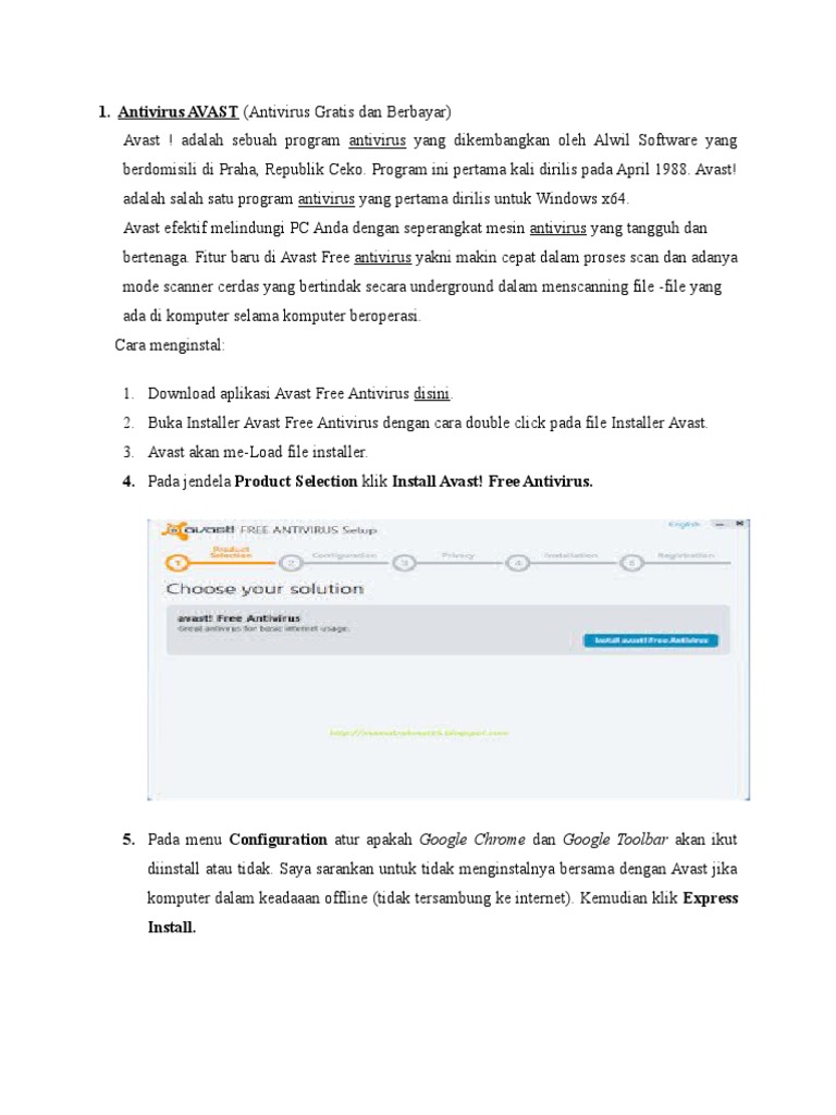 Antivirus AVAST | PDF
