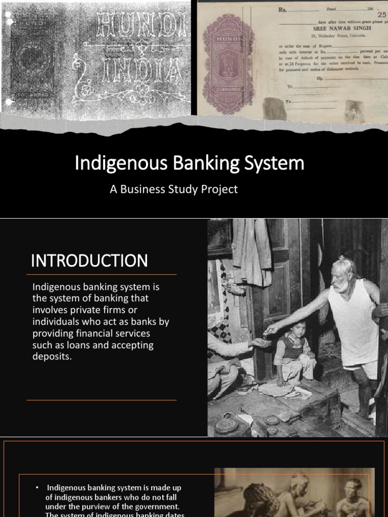 Indigenous Banking System in India | PDF | Banks | Money