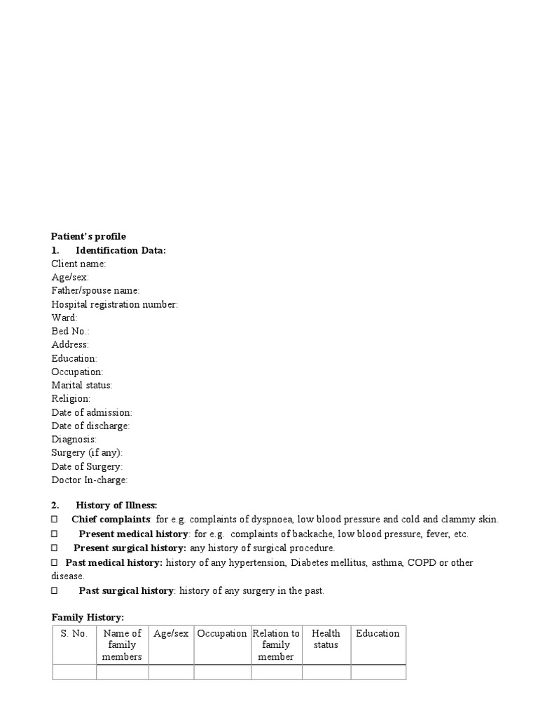 Nursing Case Study Presentation Guide | PDF | Surgery | Physical ...