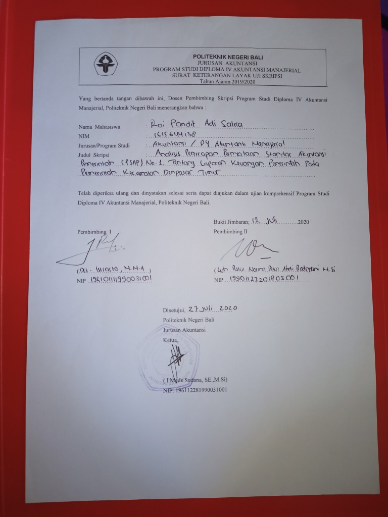 Contoh Surat Kelayakan | PDF