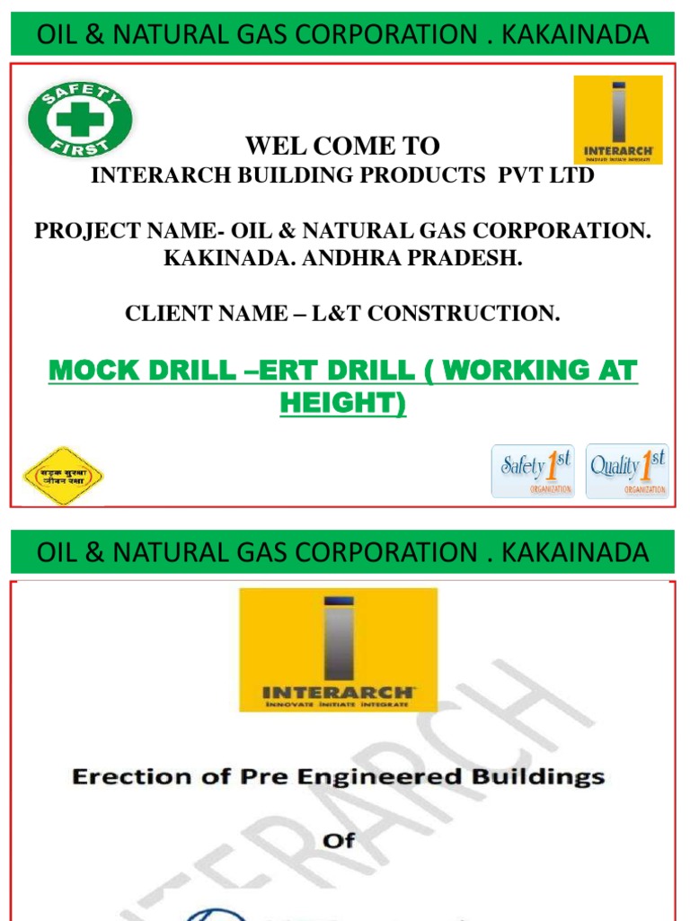 Mock Drill ERT-Drill (Working at Height) | PDF | Public Safety ...