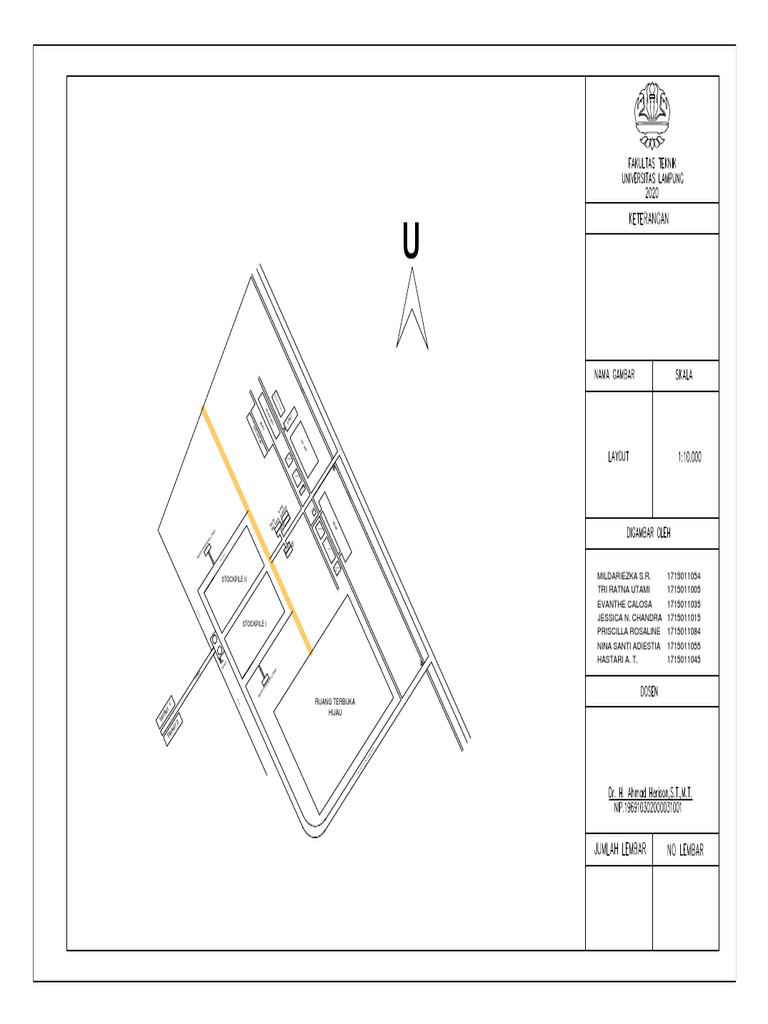 Layout Pelabuhan Tambang Batu Basalt-Model | PDF