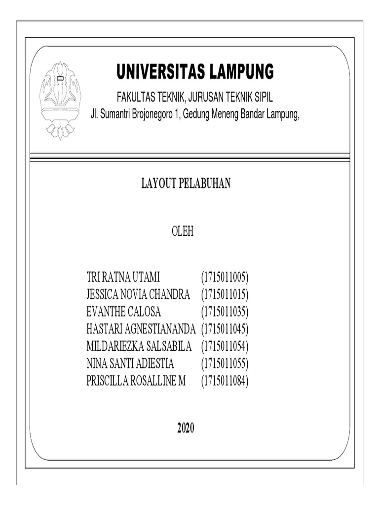 Layout Pelabuhan Tambang Batu Basalt | PDF