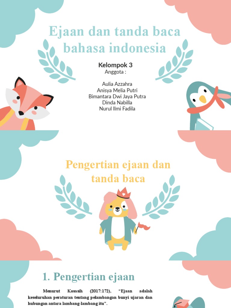 Kelompok 3 - Ejaan Dan Tanda Baca | PDF
