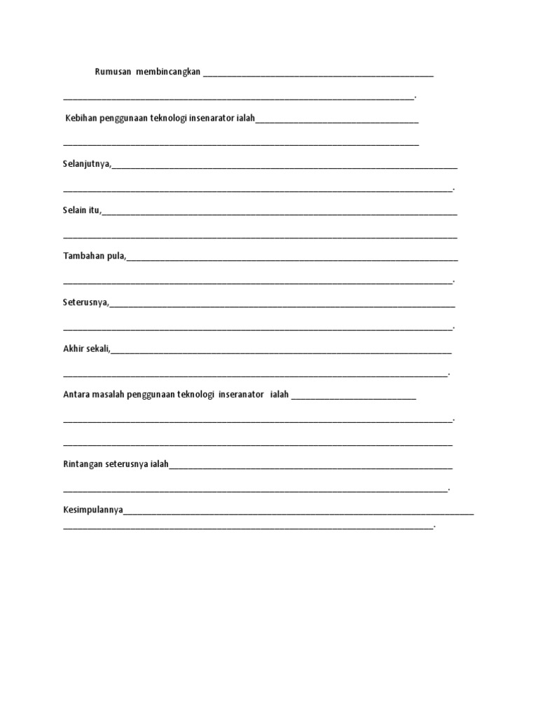 Format Rumusan | PDF