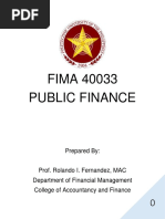 Introduction to Public Finance | PDF | Public Finance | Fiscal Policy