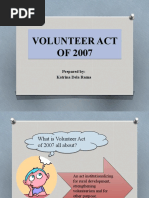 Republic Act No. 9418 | PDF | Volunteering | Policy