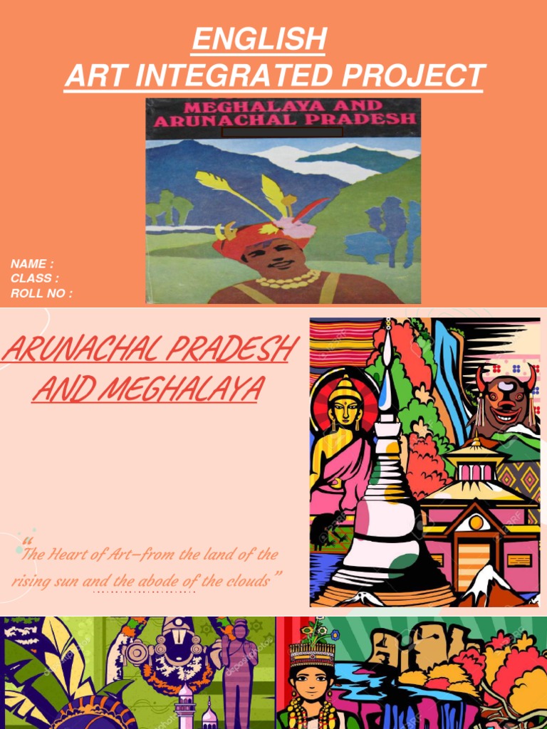 English Art Integrated Project: Name: Class: Roll No | PDF | Himalayas