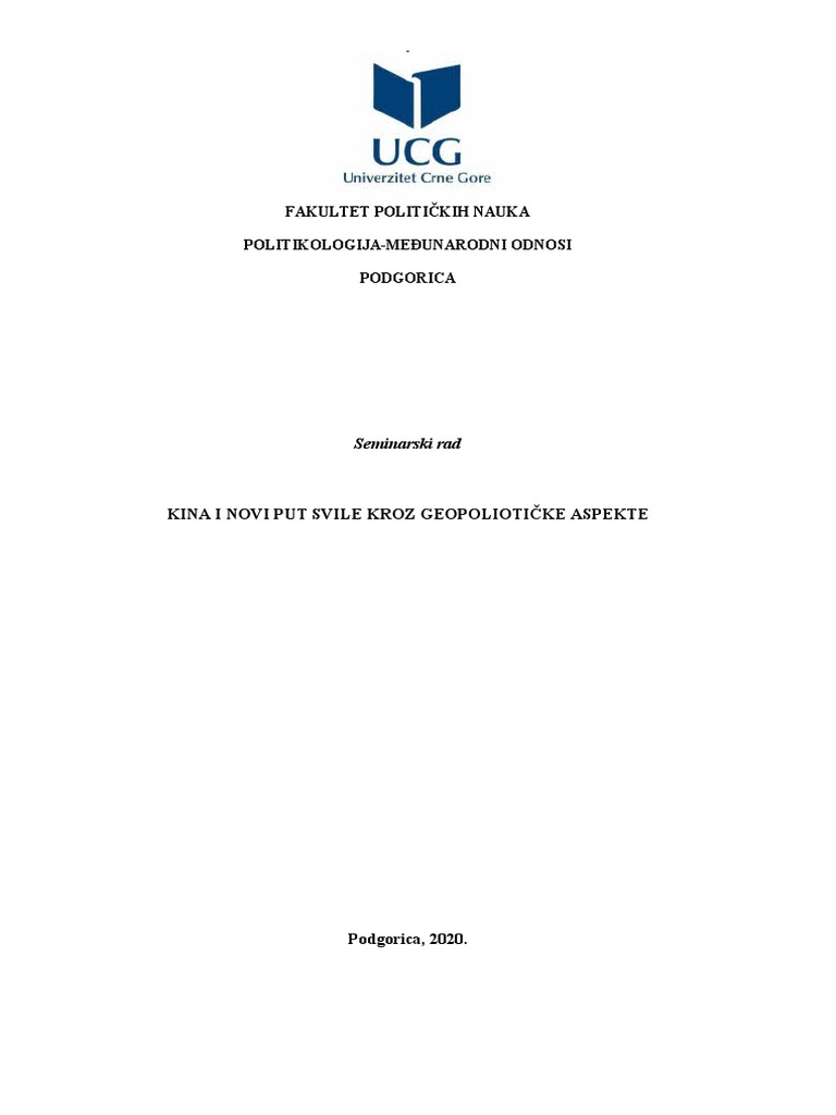 Kina I Novi Put Svile | PDF