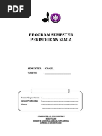 Contoh PROGRAM LATIHAN MINGGUAN PRAMUKA SIAGA | PDF